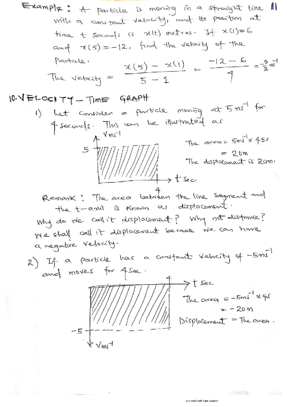MTS104 Lecture Notes: Kinematics and Dynamics of Particles - Studocu