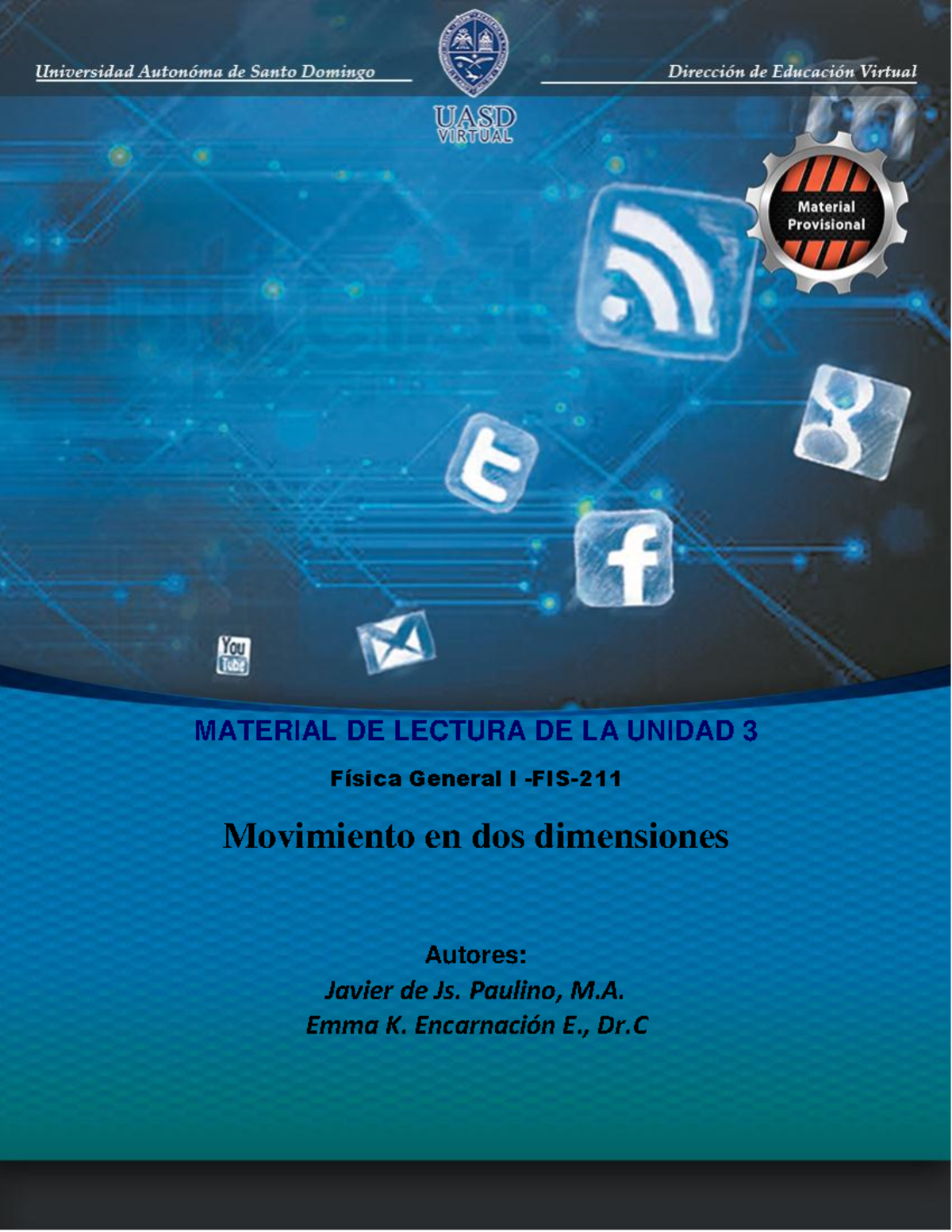Fisica general 1 unidad 3 - Física General I -FIS- Movimiento en dos ...
