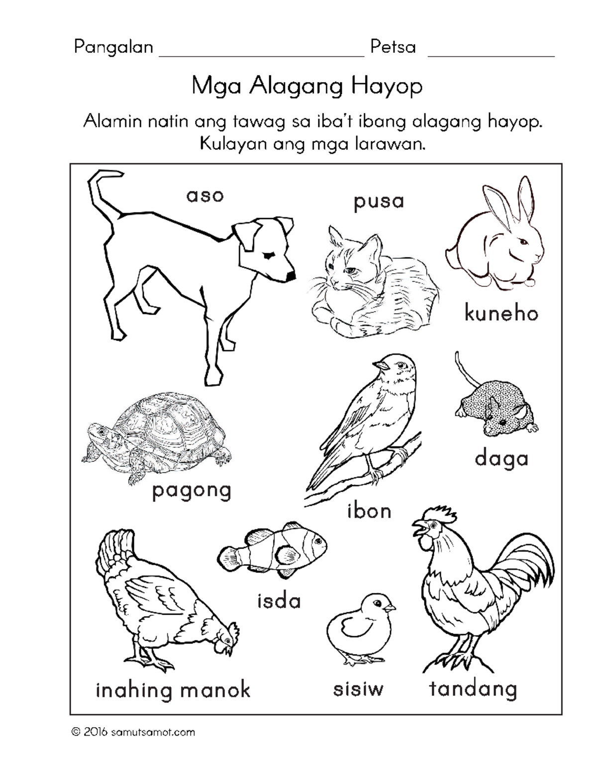 Mga Hayop Sa Kapaligiran - Education (from Kinder to Senior High School ...