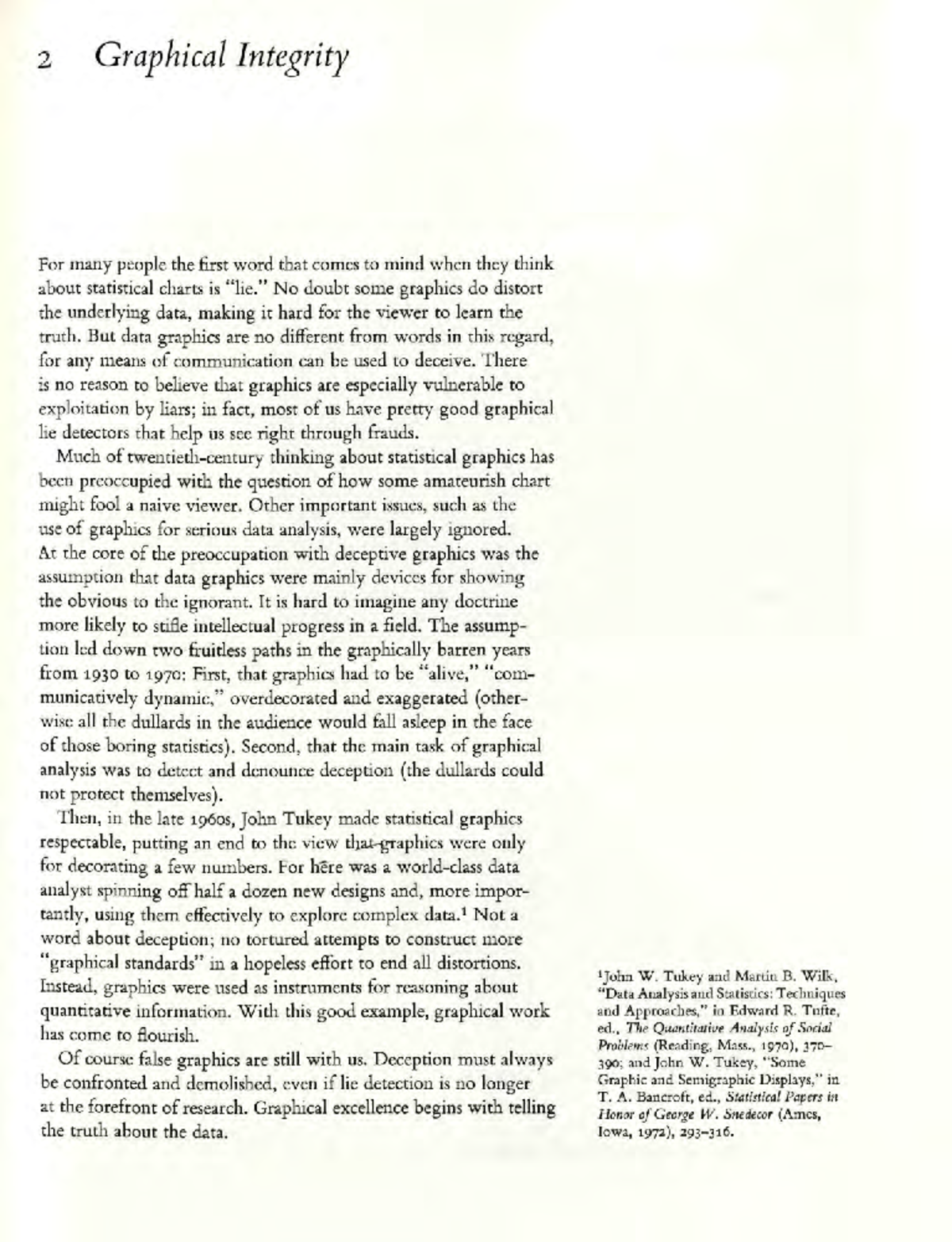 Graphical Integrity and Misrepresentation in Data Visualizations - Studocu