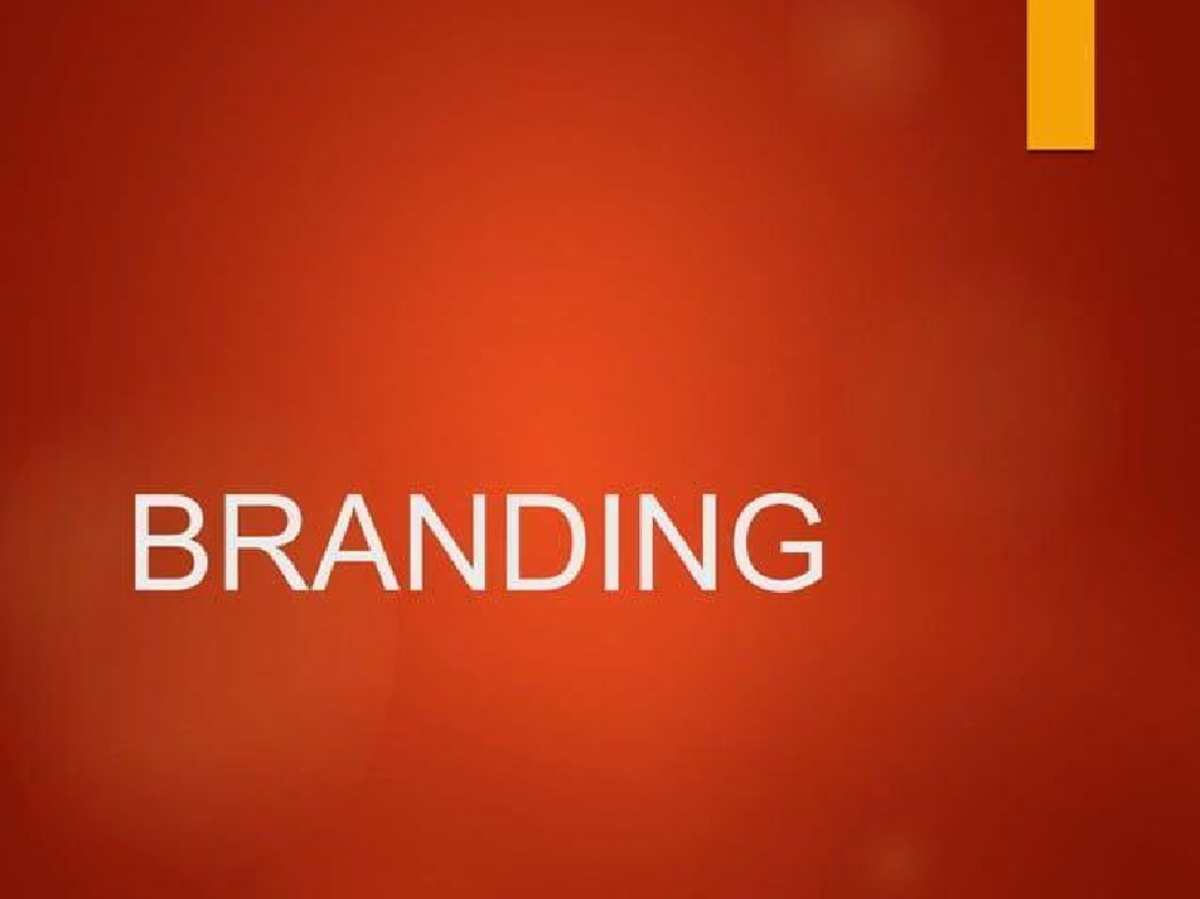 BRAND 101: Understanding Branding Concepts and Importance - Studocu