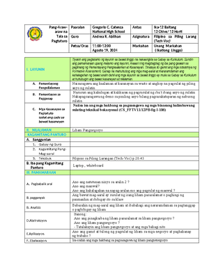 Rubriks sa Paggawa ng Poster - PAMANTAYAN PUNTOS PAMANTAYAN PUNTOS ...