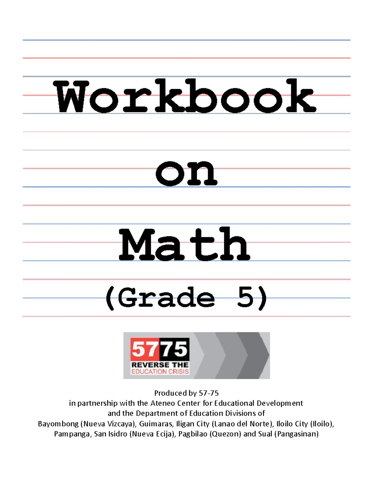 WB Mathematics 5 Workbook: Exercises, Problems & Solutions - Studocu