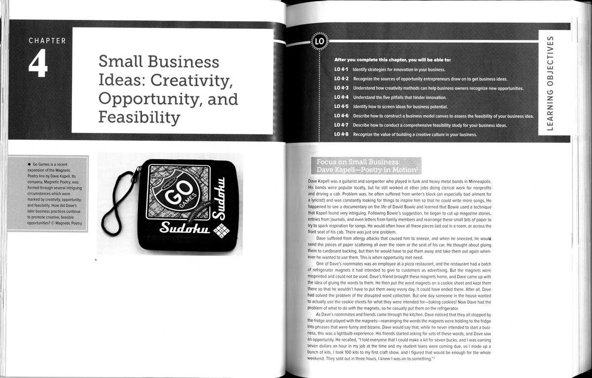 ESB Chapter 4 - Required - CHAPTER 4 Small Business After you complete ...