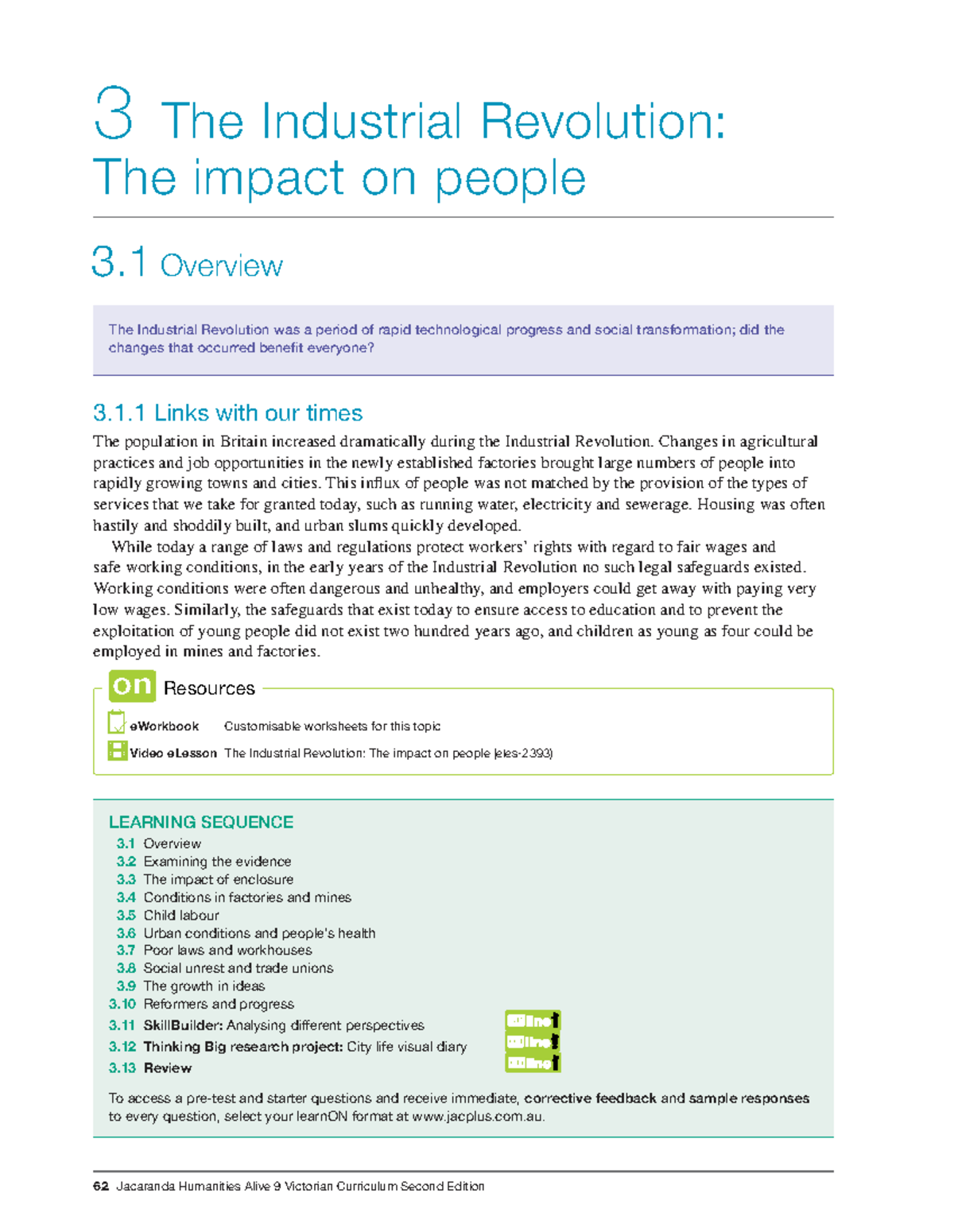 C03 The Industrial Revolution: Impact on Society and Workers - Studocu