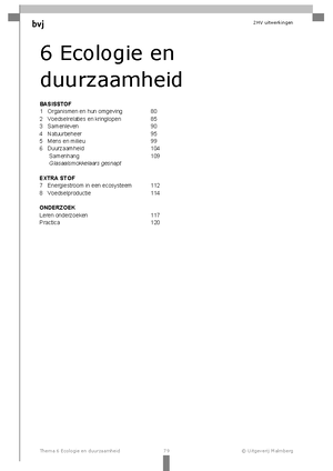 Biologie voor jou - Hoofdstuk 4 Samenvatting Geslachtskenmerken HAVO VWO - Studeersnel