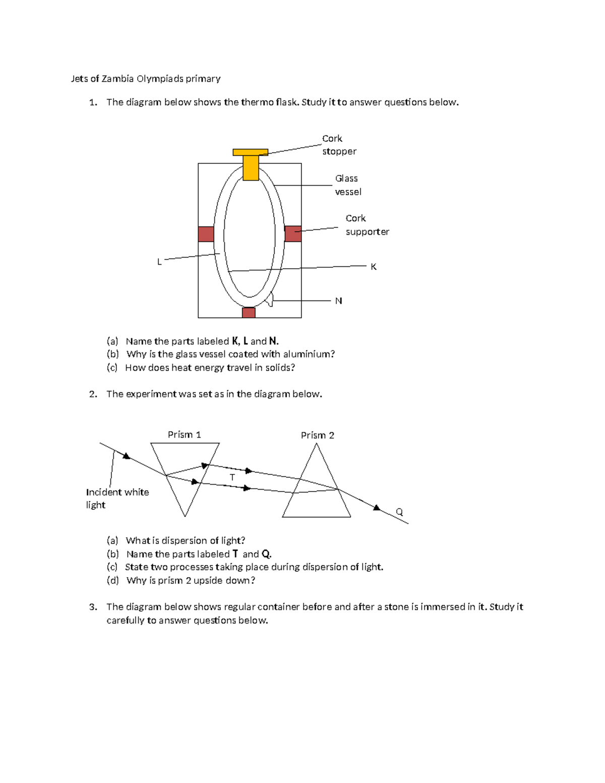 ZAM 101: Primary Olympiad Study Notes on Science Concepts - Studocu