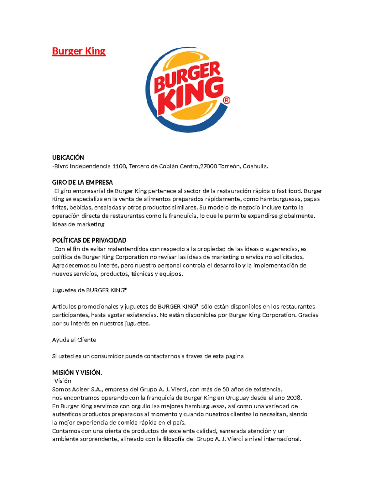 Burger King Layout Plan and Safety Measures (Nuevo Layout) - Studocu