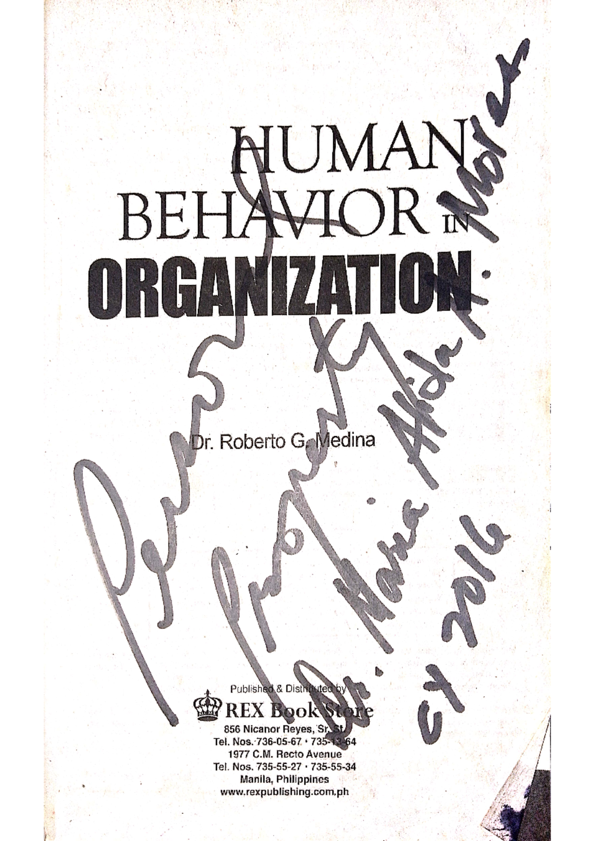 HBO- Chapter 1: Overview of Human Behavior in Organizations - Studocu