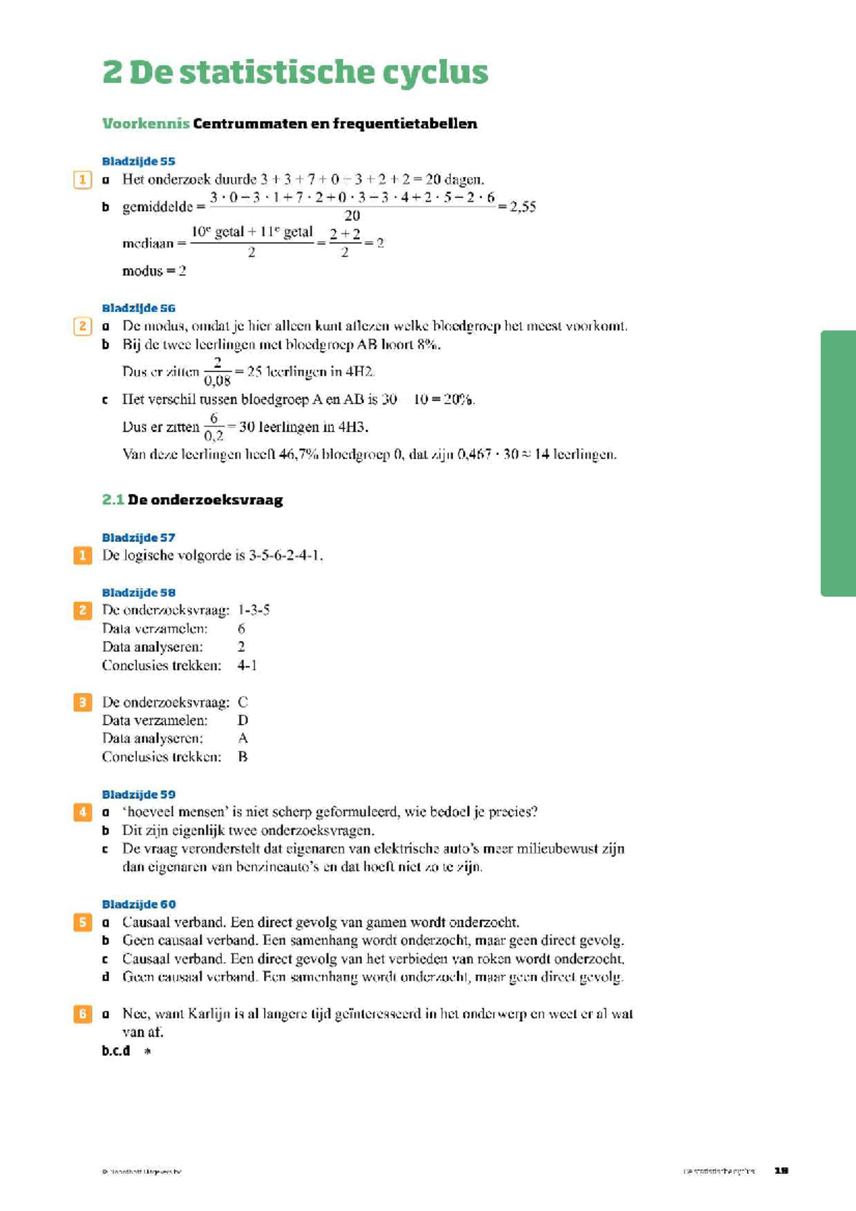 Uitwerkingen en Oplossingen 4-5 Havo WA H02 12e Editie - Studeersnel