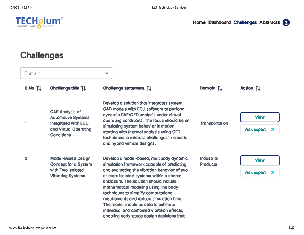 L&T Technology Services: Challenges in Technology Solutions and ...