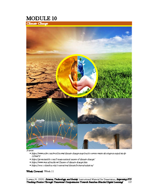 STS Module 1-2 - sts - MODULE 1 1 INTRODUCTION TO SCIENCE, TECHNOLOGY, & SOCIETY Science Latin ...