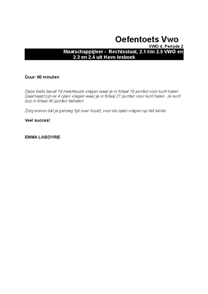 Oefenset vwo voorbeeld cse nederlands v2 - NE vwo - set 1 - b Bijlage VWO Voorbeeldopgaven ...