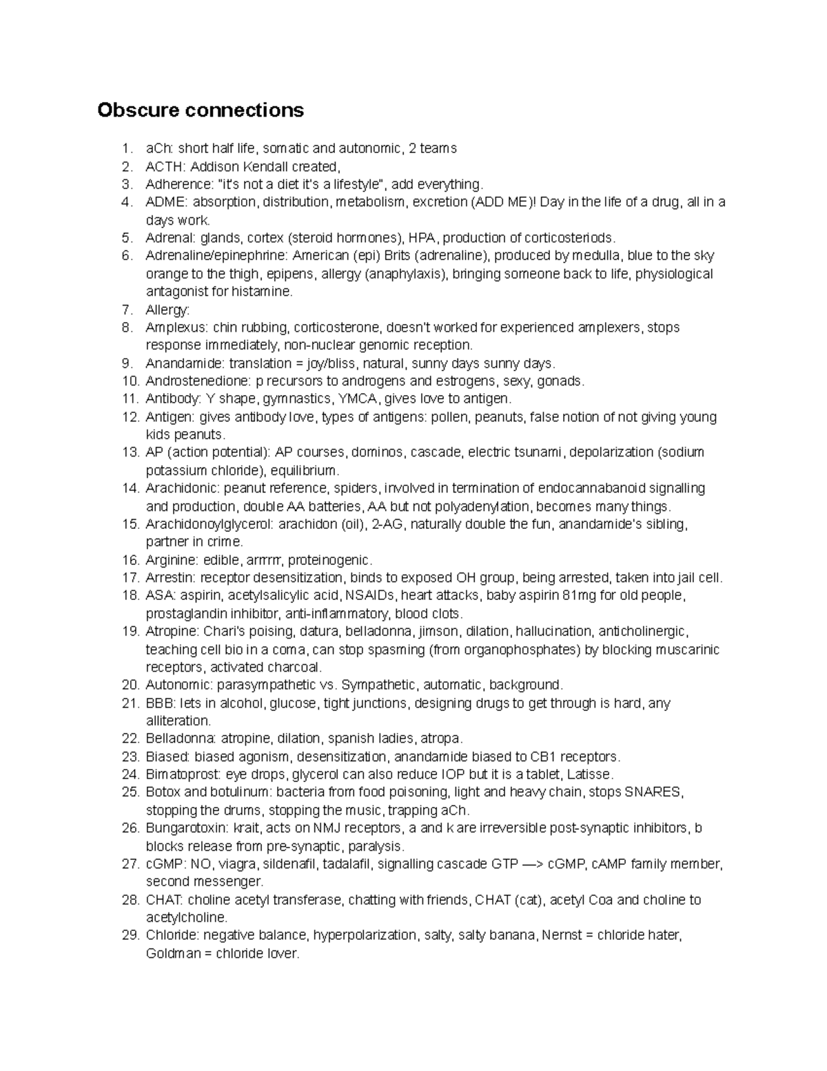 Connections and Context Clues for OCAT: Detailed Study Notes - Studocu