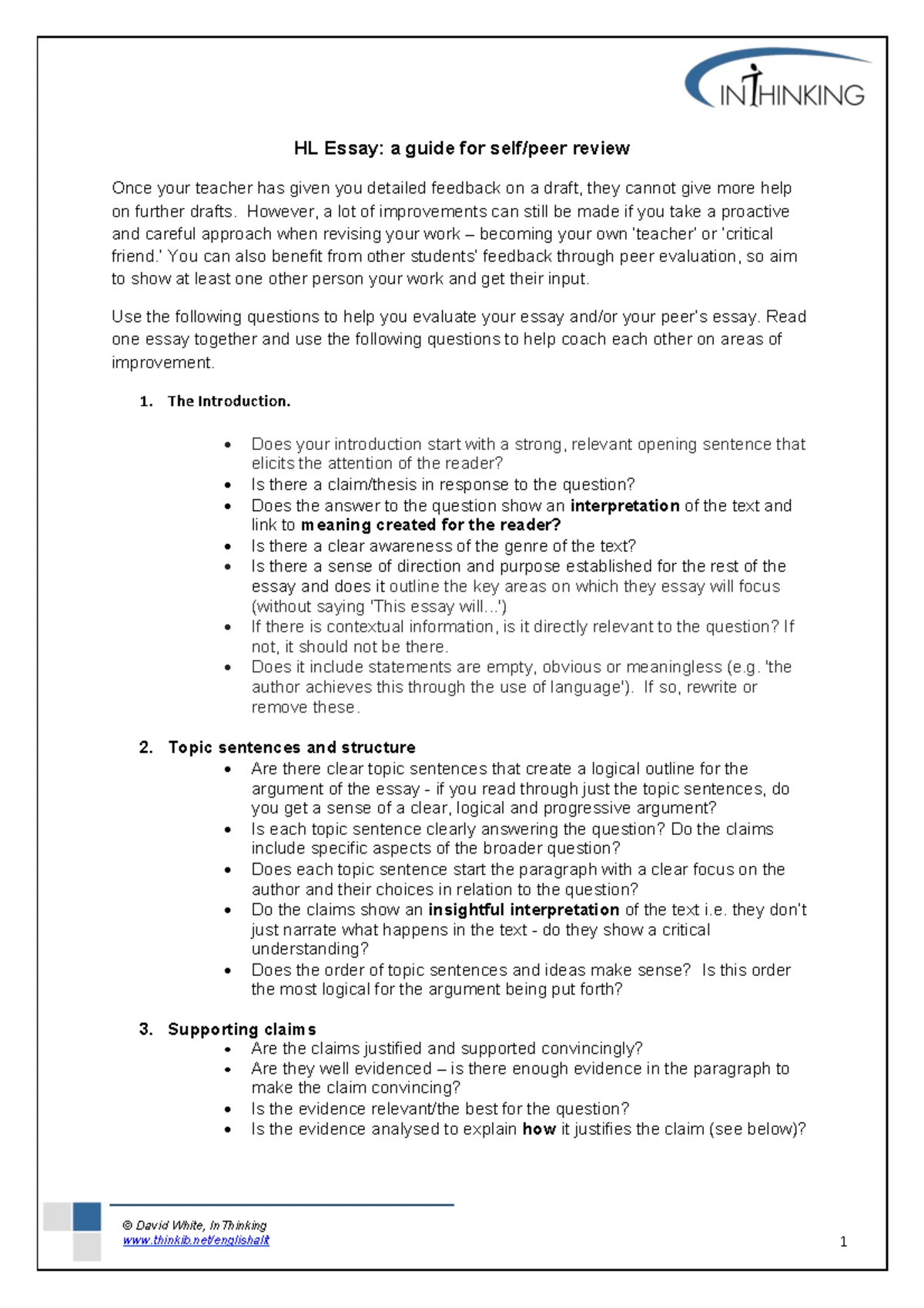 IB English HL paper 1- Example 1 - Studocu