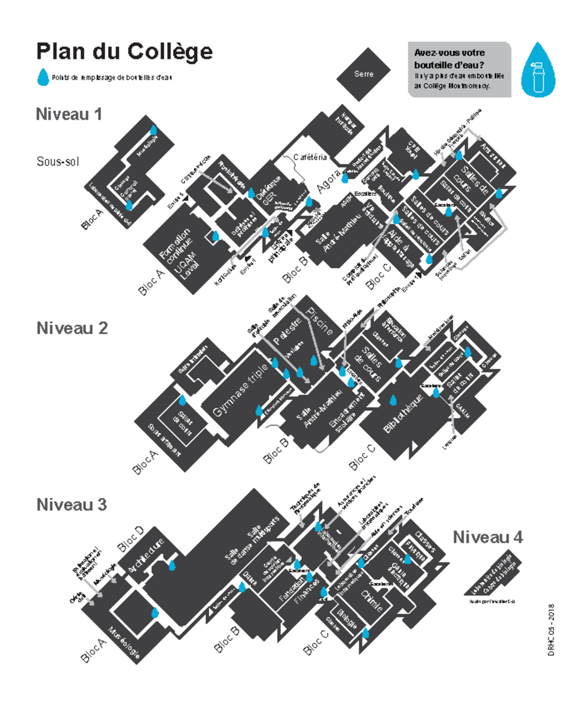 Plan du Collège Montmorency - DRHC 05 Références et Équipements - Studocu