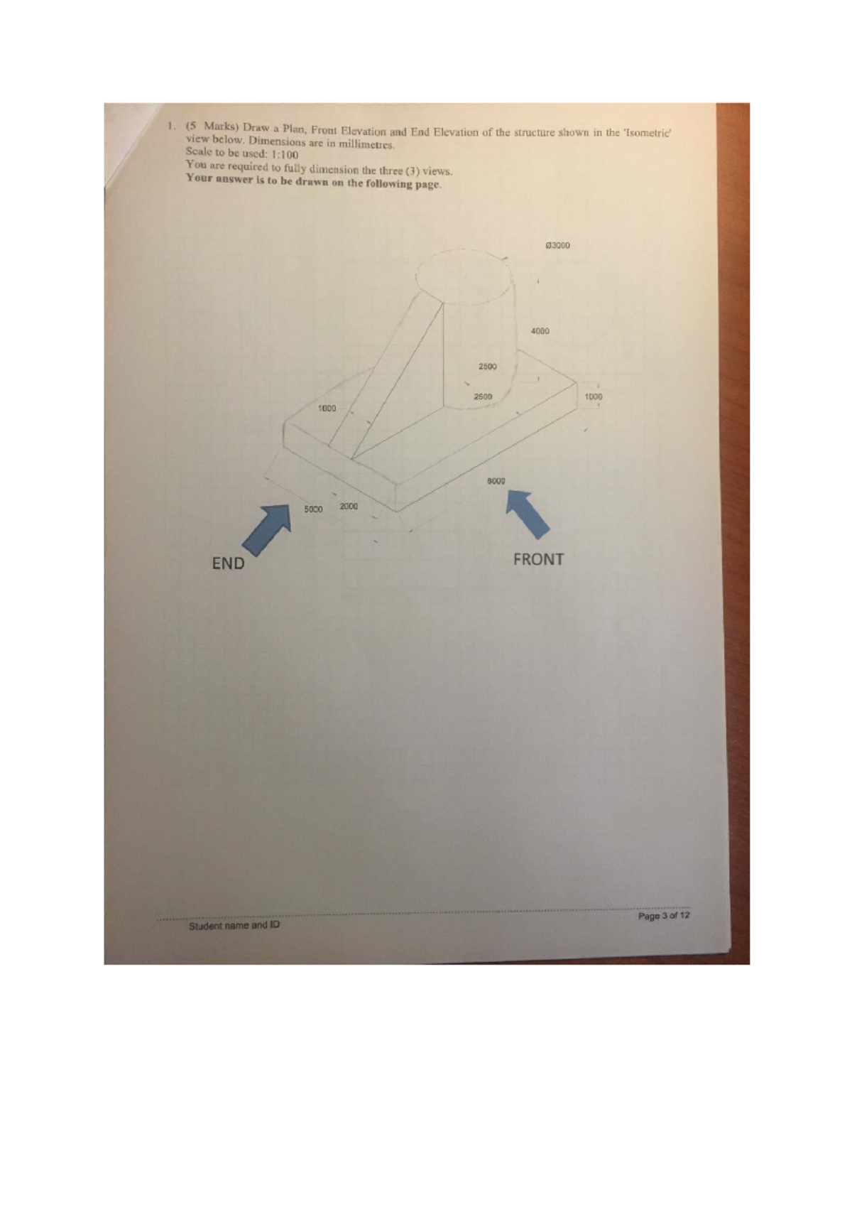 Drawing and Design Application: Elevations and Isometric Views - Studocu