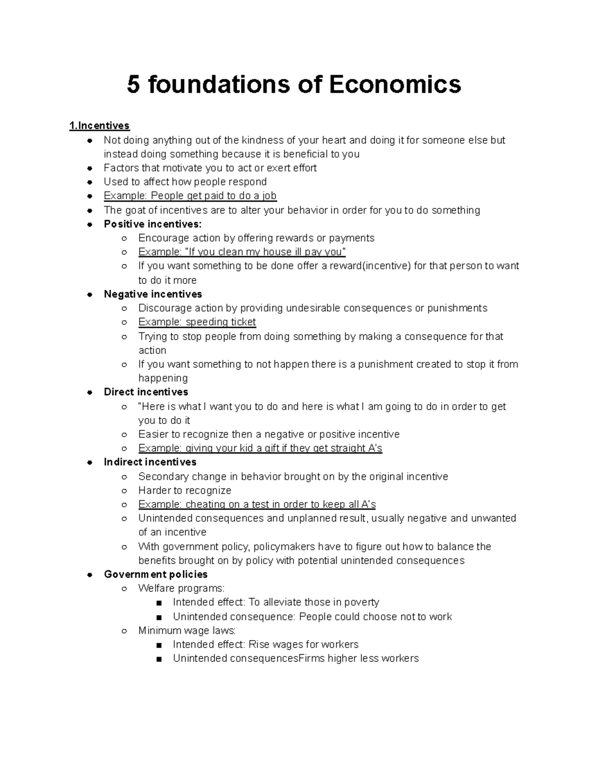 Foundations of Economics (ECO101): Key Concepts & Trade-offs Explained ...