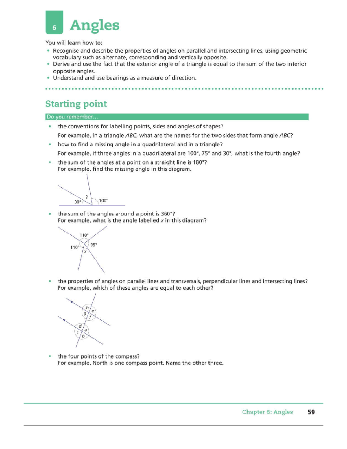 Chapter 5: Angles - Properties, Types, and Applications - Studocu