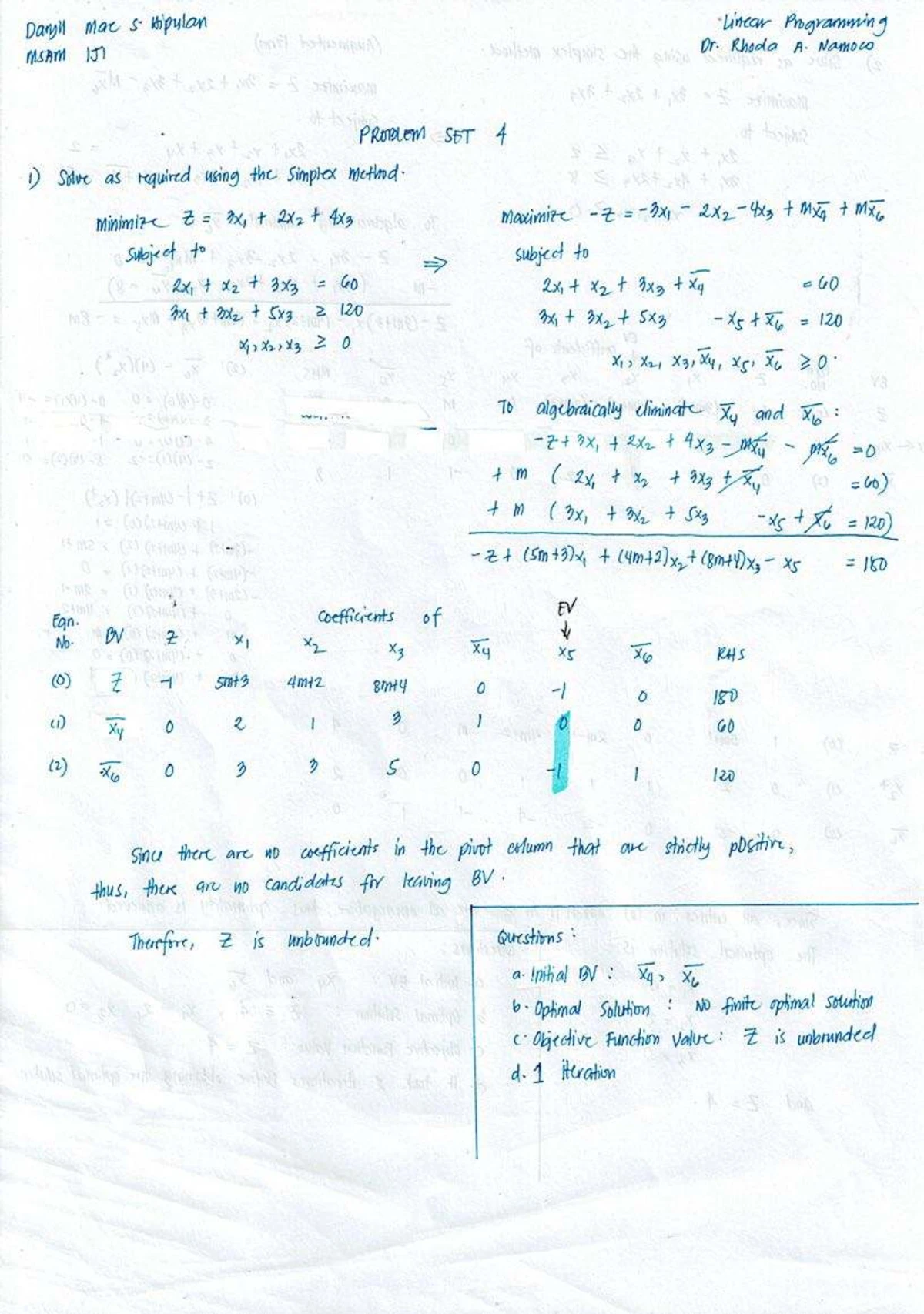 NLC LCV Program: Mathematics Teaching Engagement & Timetable - Studocu