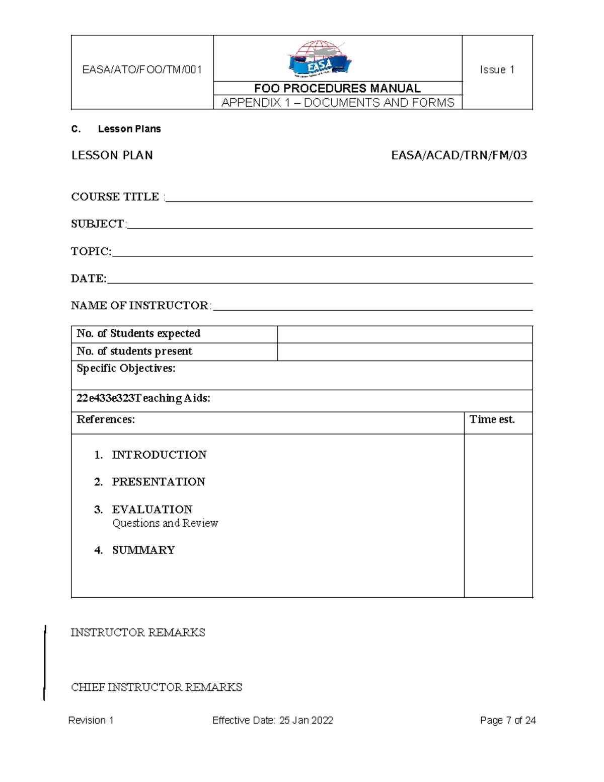 FOO 22e433e323 Operations Lesson Plans: Aviation Meteorology & Wind ...