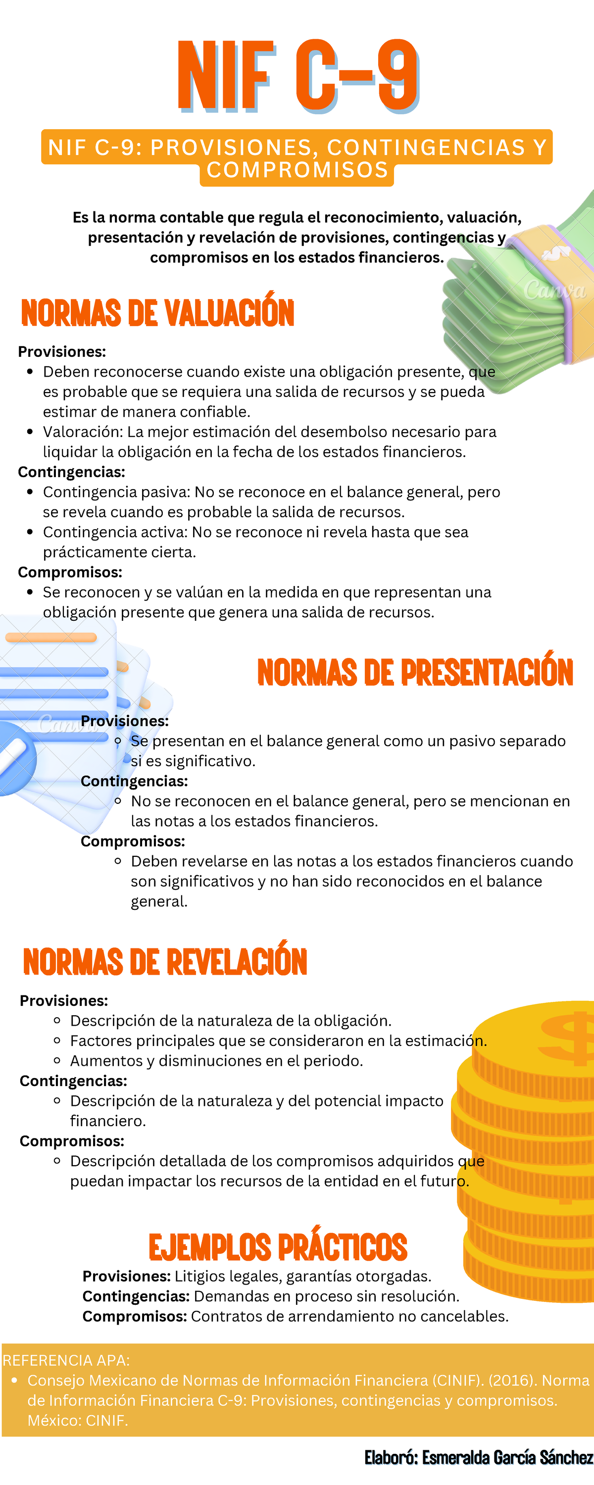 Infografía NID C-9 - NIF C-9NIF C- NIF C-9: PROVISIONES, CONTINGENCIAS ...