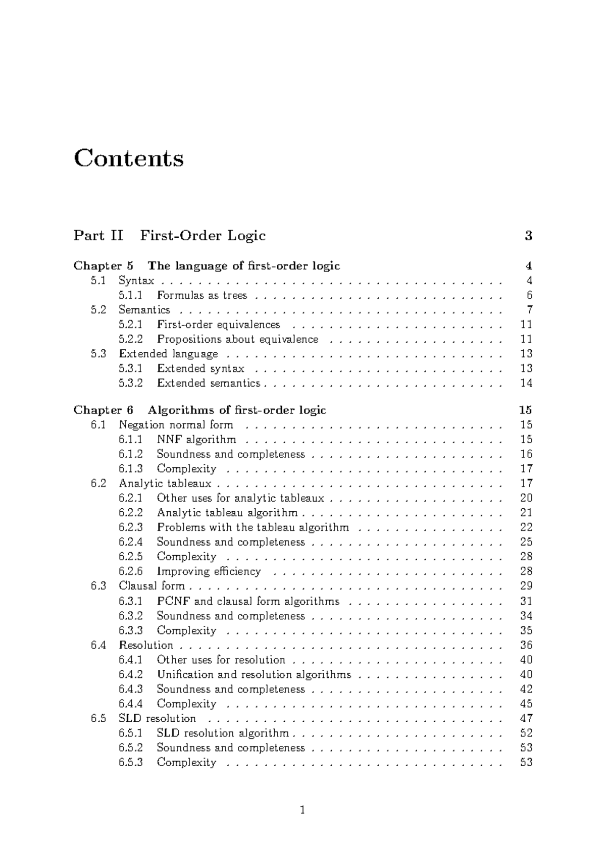 **Course Code XYZ 123 - Part II: Notes on First-Order Logic** - Studocu