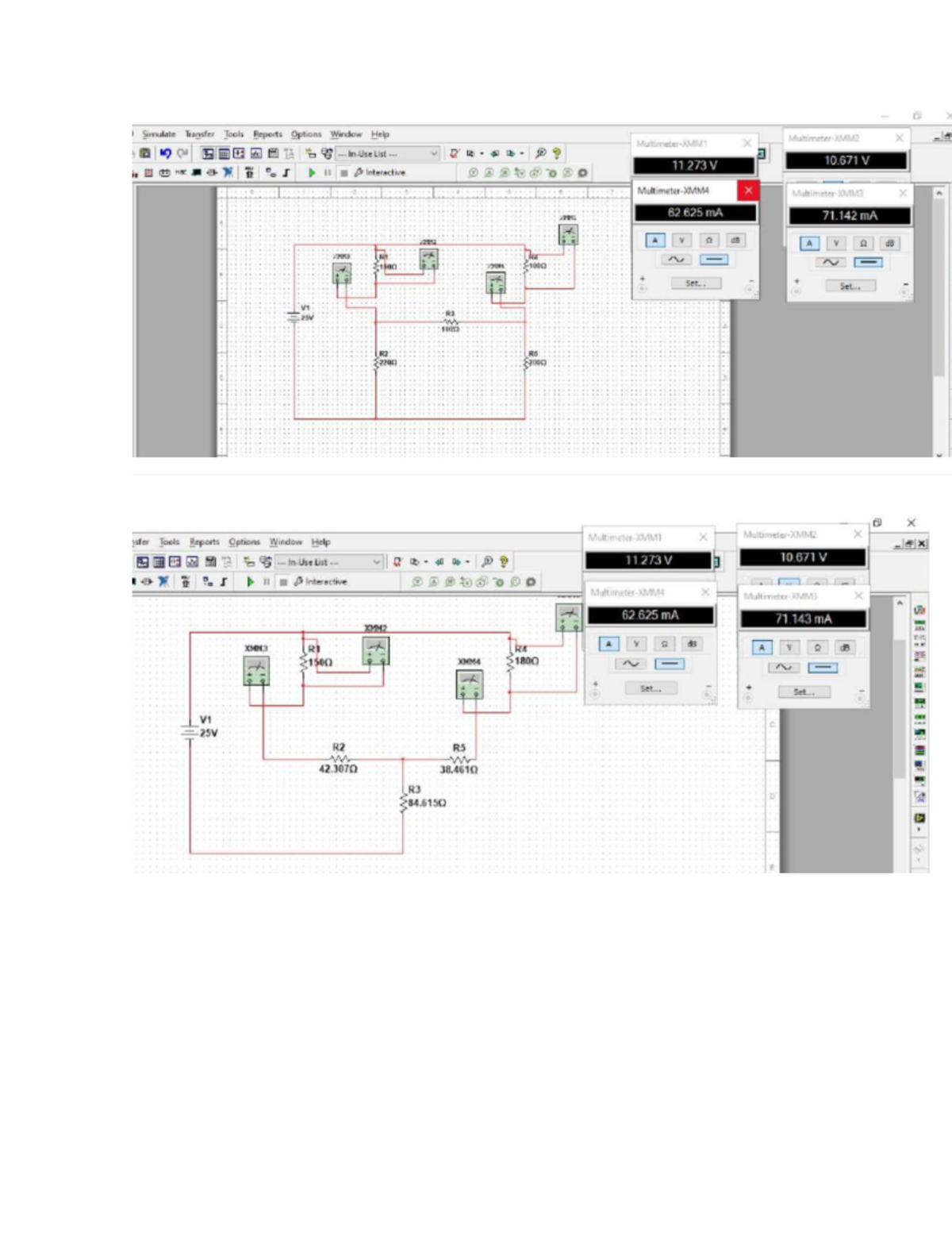Sim - m,loiuygb - Lab digital 3 - Simulate Transfer Tools Reports Options Window Help Multimeter ...