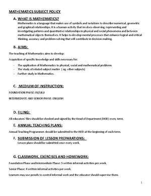 [Solved] Sants exam question paper - BEd Intermediary Phase (B-FMA 110 ...