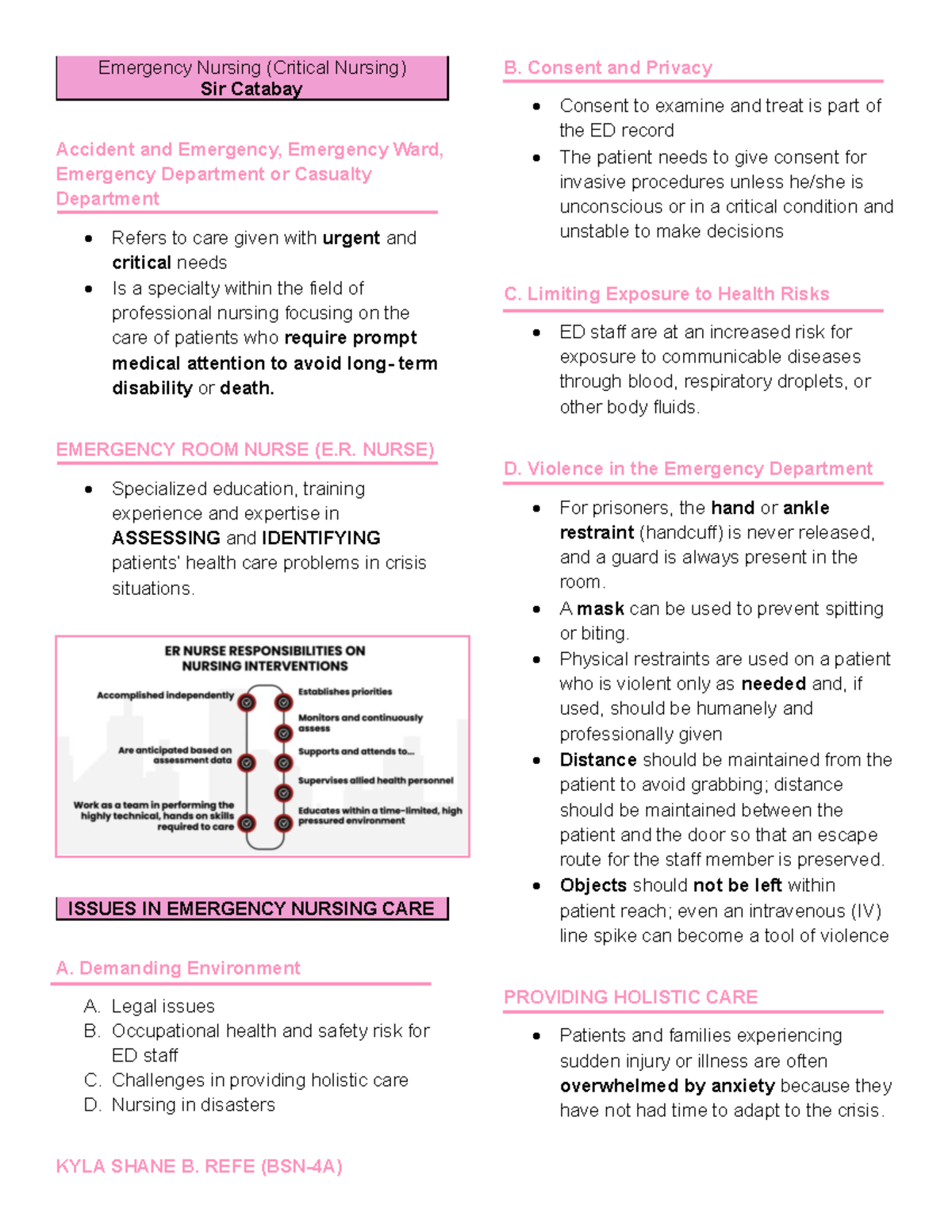 Emergency Nursing Insights: Care Challenges & Patient Management ...