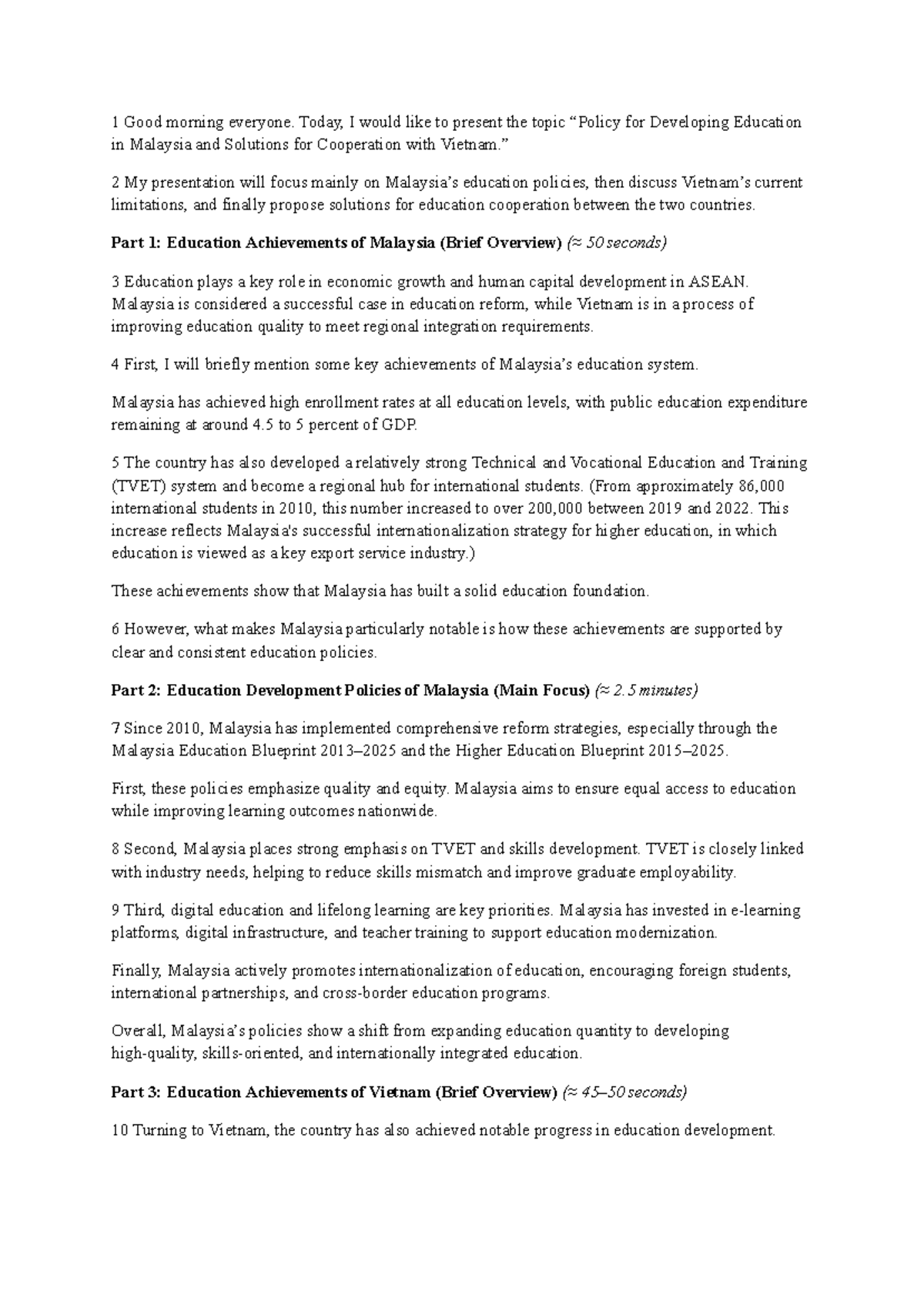 ASEAN Education Development: Malaysia & Vietnam Cooperation Solutions ...