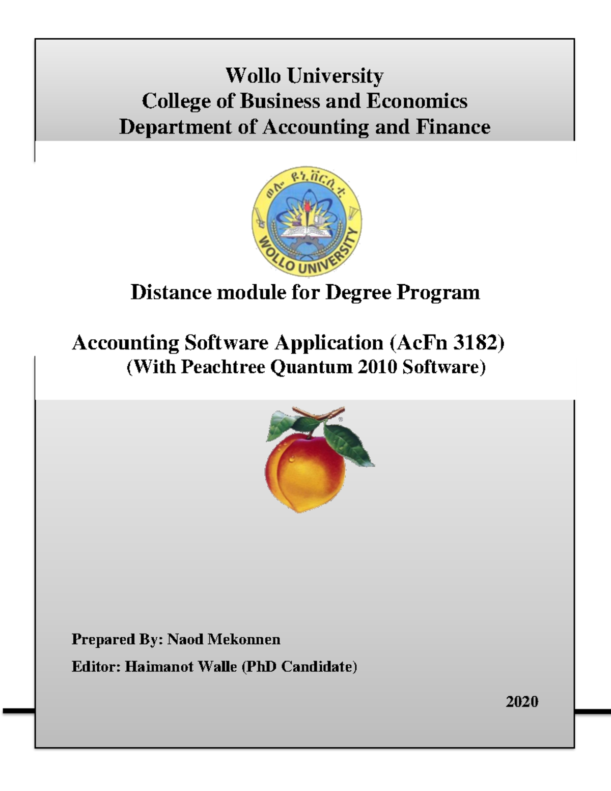 Final Exam Notes for Accounting Software Application (AcFn 3182) - Studocu