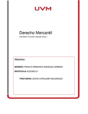 Actividad 5. Infografía - Derecho Mercantil - Studocu