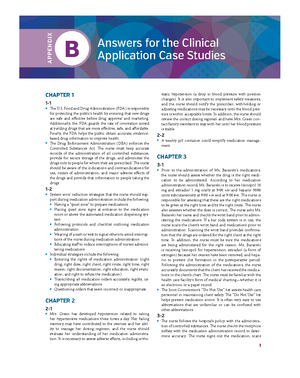 Chap 27 Pharma - Chap PrepU. - Chapter 27: Drug Therapy for Dysrhythmias 1. A patient is ...