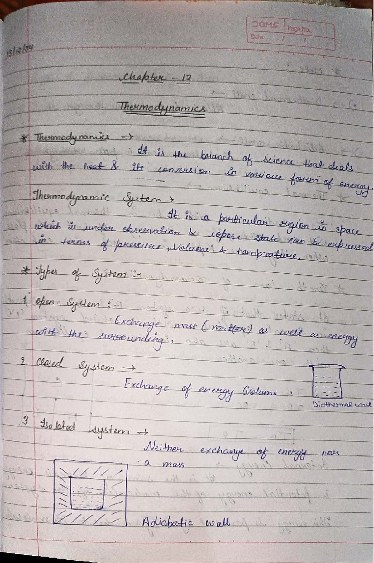 Thermodynamics Class 11 Comprehensive Short Notes for 2025 - Studocu