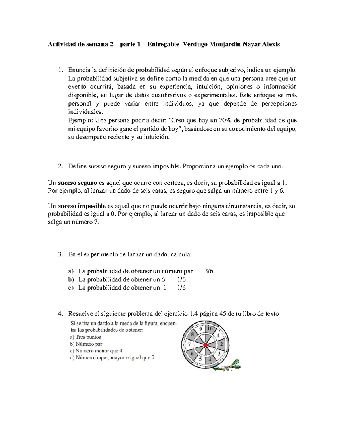 Actividad semana 2: Definición y ejemplos de probabilidad subjetiva ...