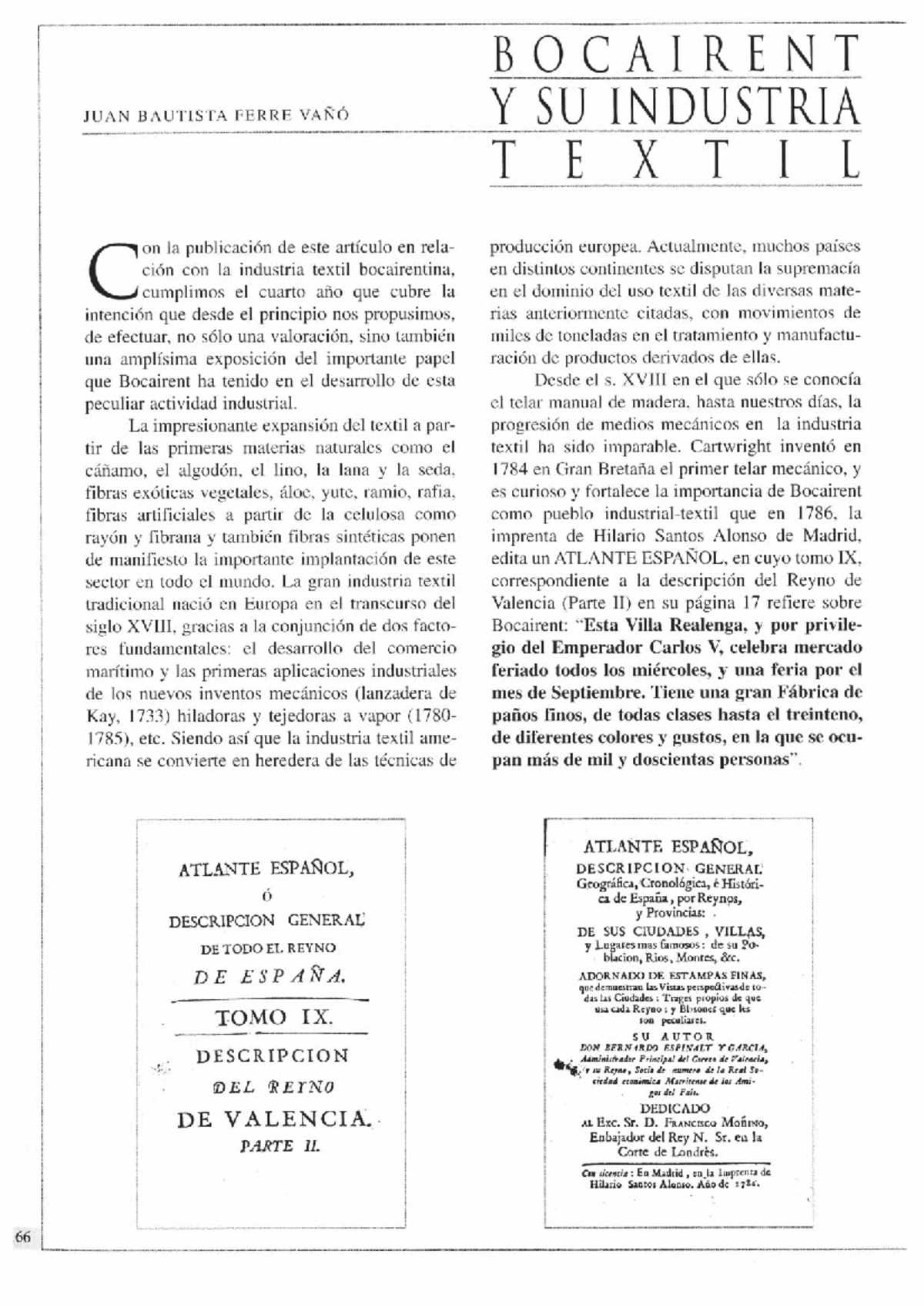 Bocairent y su Industria Textil: Historia y Evolución - Studocu