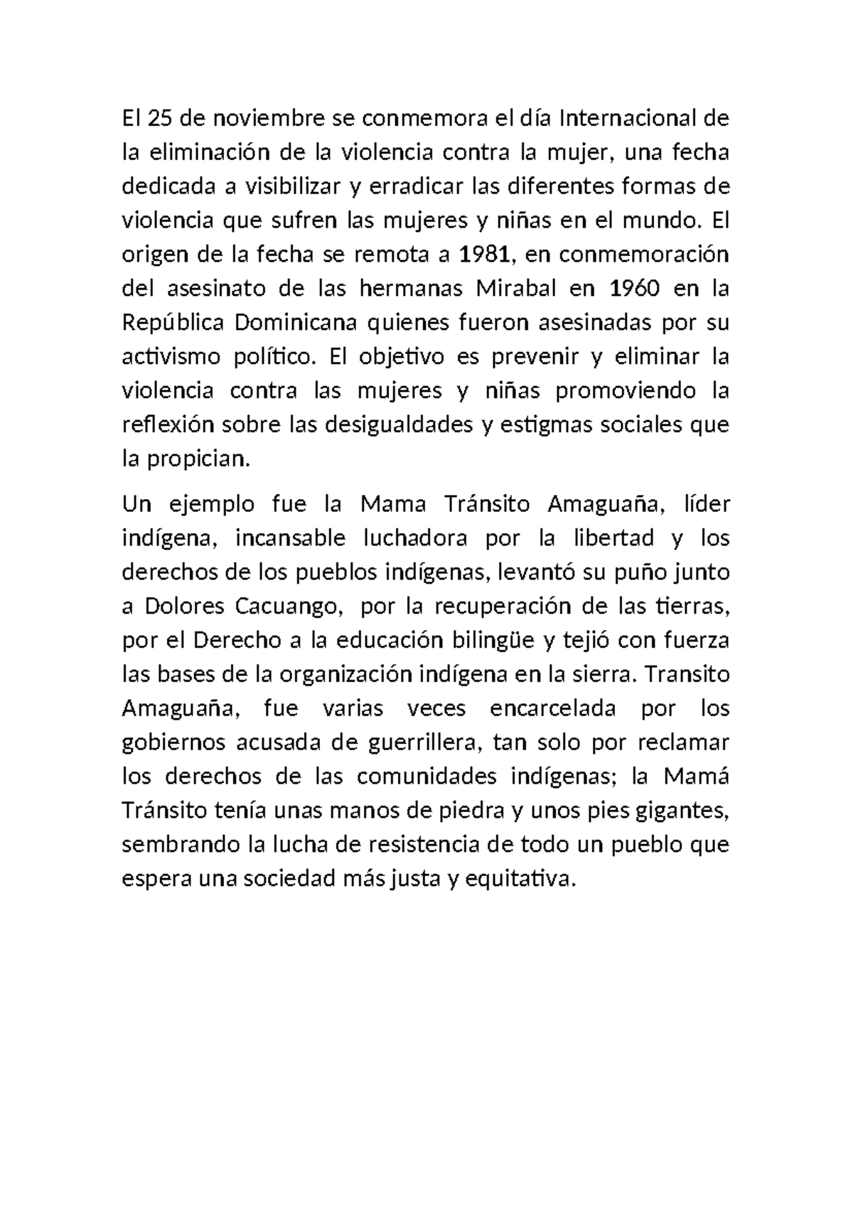 Conferencia sobre el Día Internacional de la Eliminación de la ...