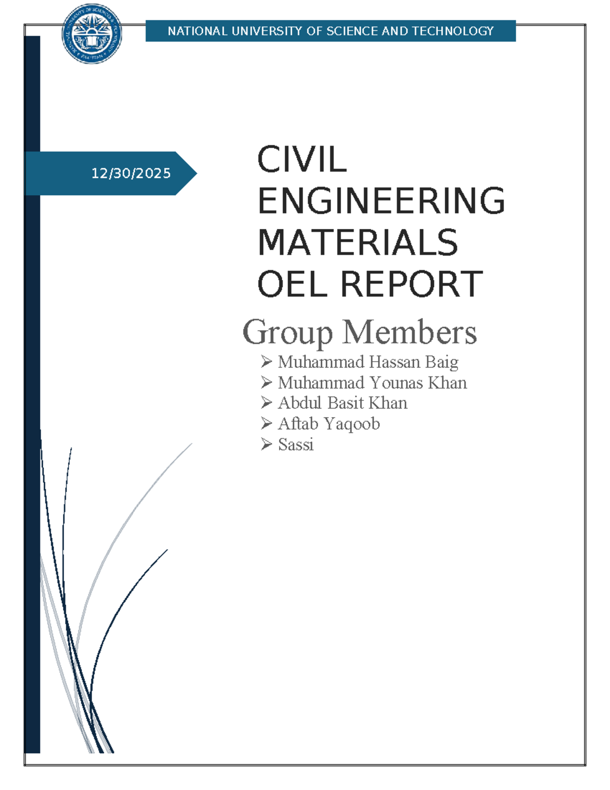 OEL Report: Manufacturing, Curing, and Testing of Concrete Blocks ...