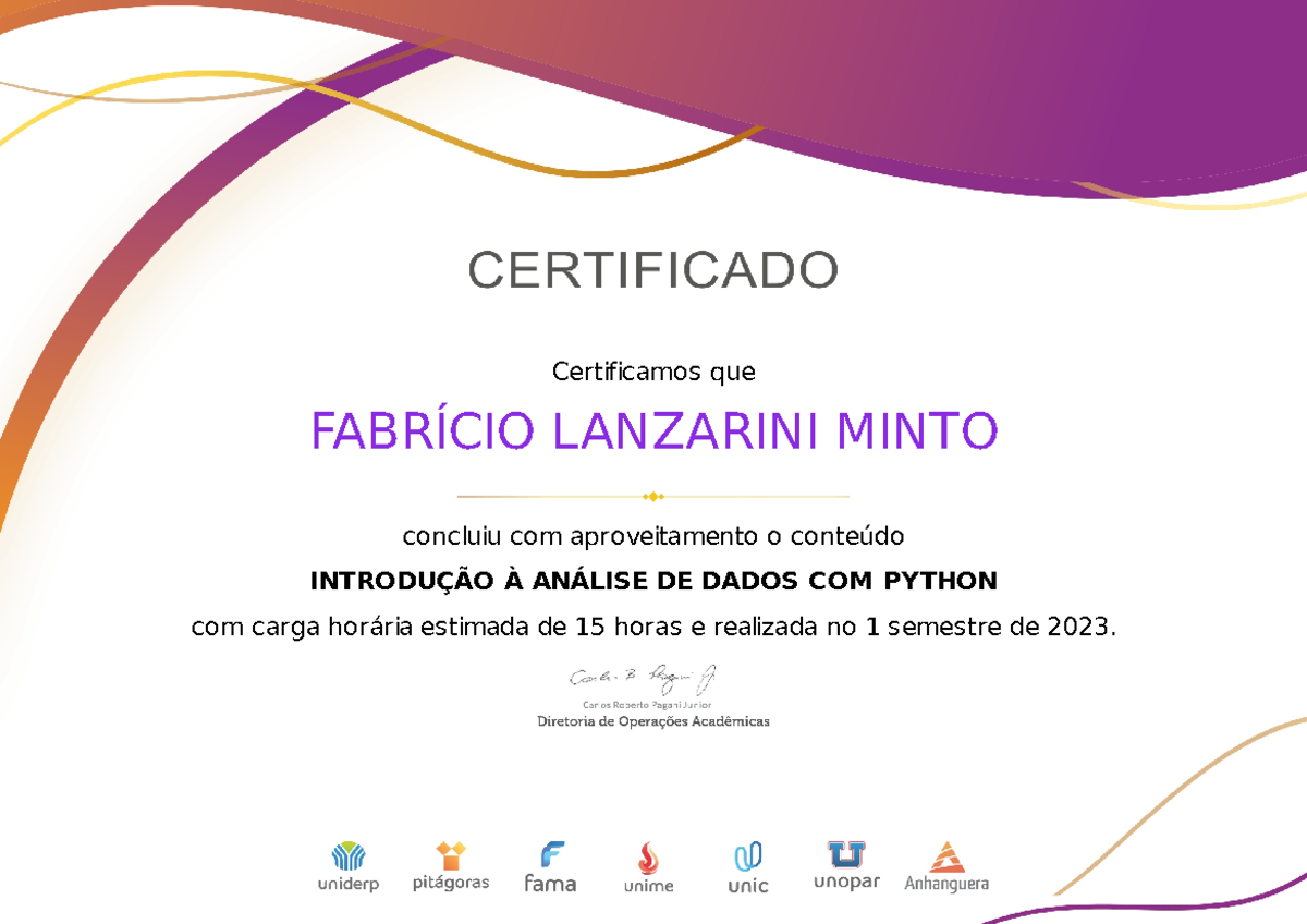 Certificado analise de dados com python - Processos Logístico ...