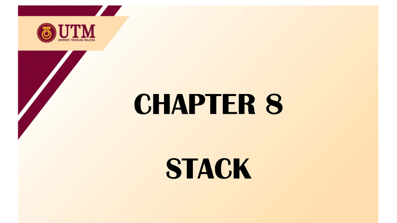 DSA CH8: Understanding Stack Concepts and Implementations - Studocu