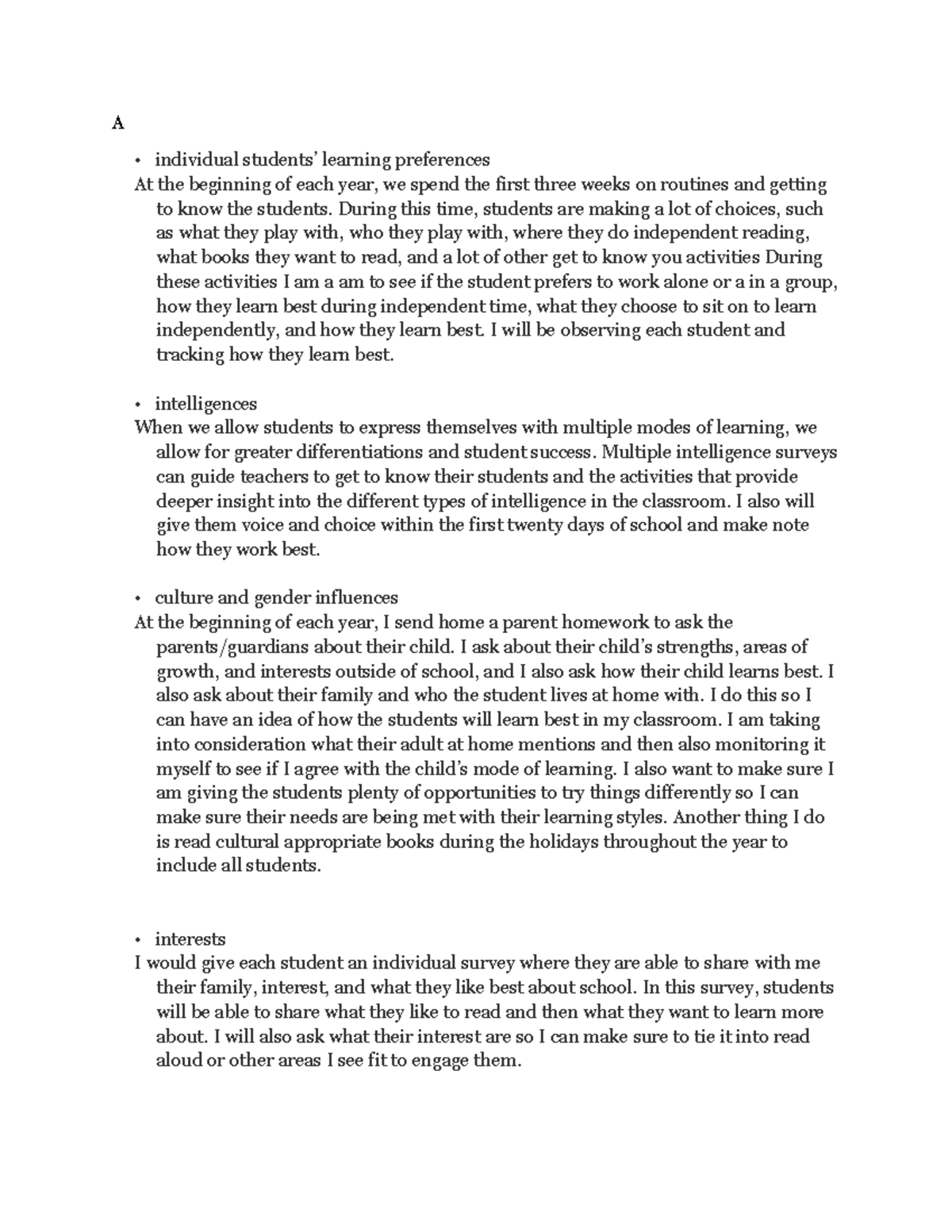 D187 Task 2 - Passed assessment! 2nd Grade - A individual students ...