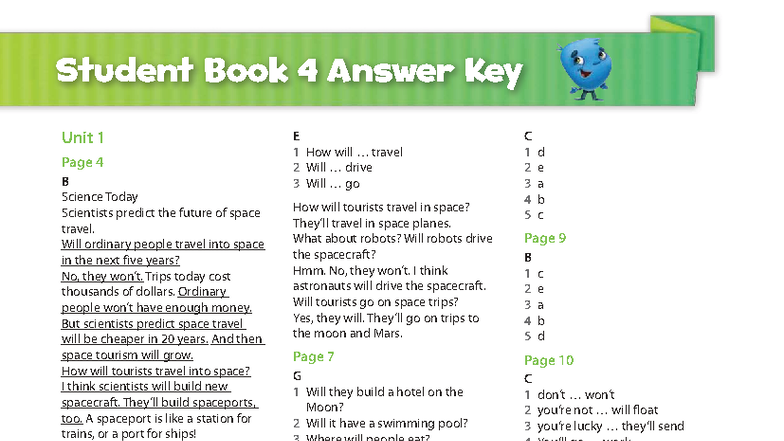 Oxford Discover 4 Grammar Student Book Answer Key - Studocu