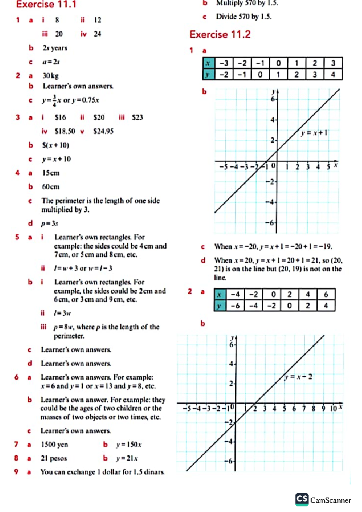 Unit 11 Answer key grade VII - Exercise 11 b Multiply 570 1. 1ai8 ii 12 ...