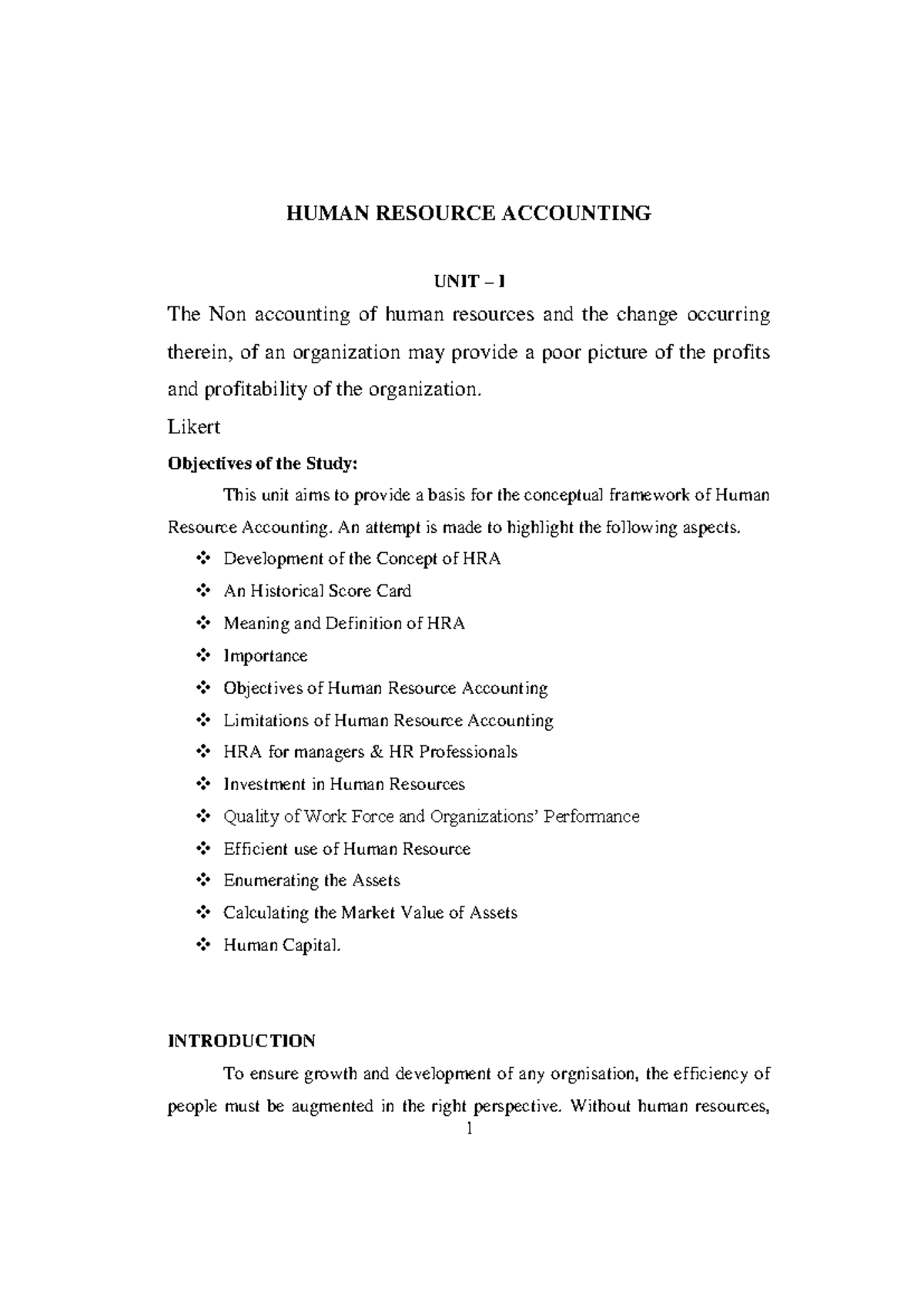 HRA 101: Understanding Human Resource Accounting Concepts and ...
