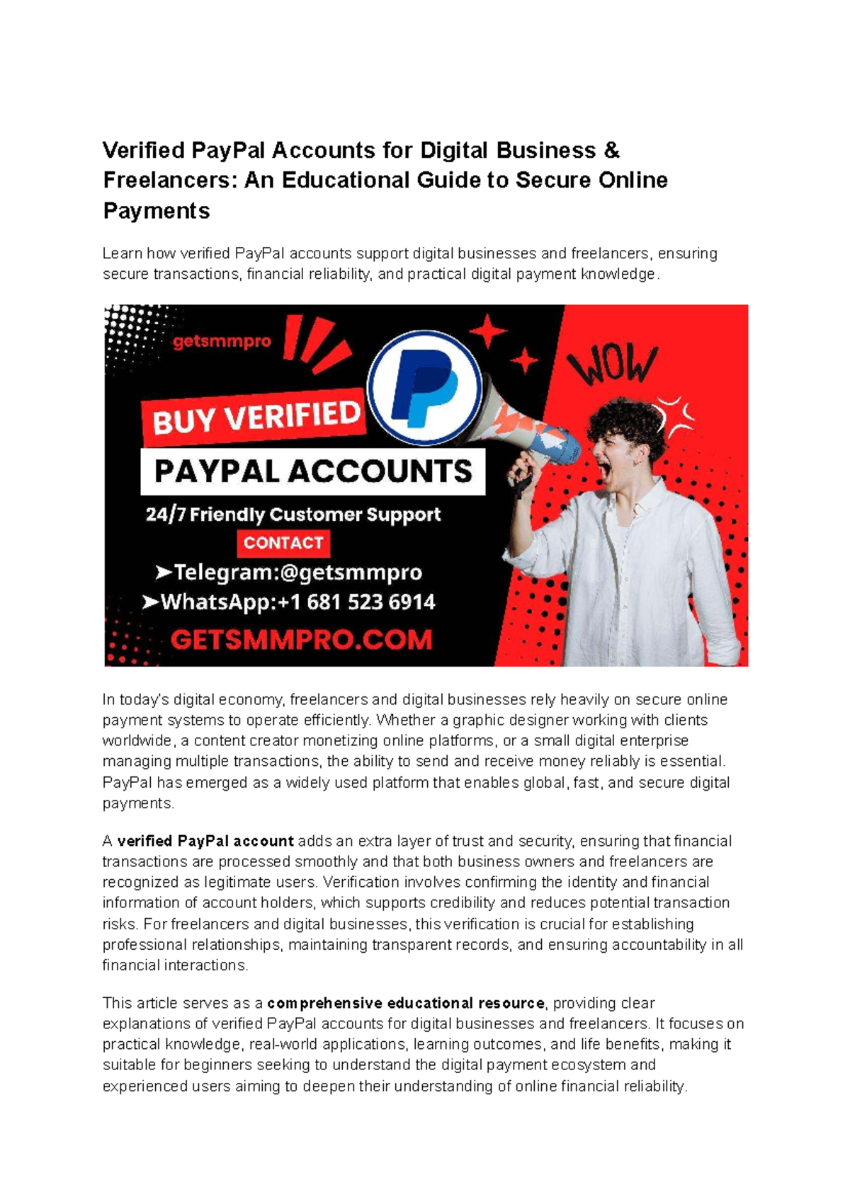 Top 7 Tips for Buying Verified PayPal Accounts: A Guide for Freelancers ...