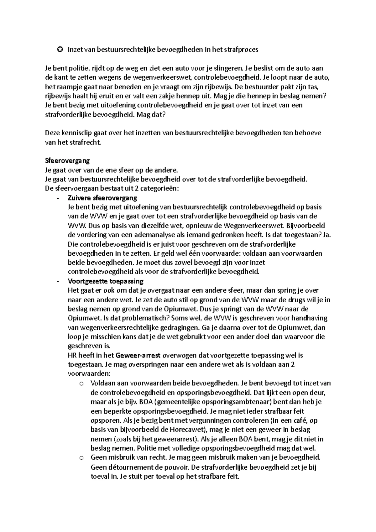 Stromingen en Begrippen in het Strafrecht: Week 1 Analyse - Studeersnel