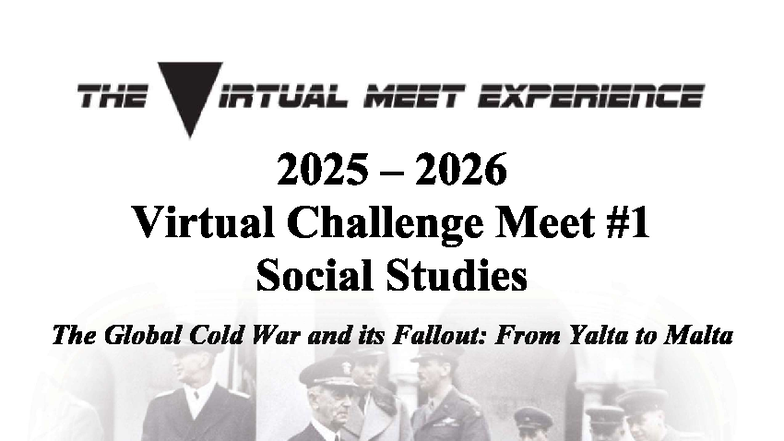 2025-2026 VCM Social Studies: The Global Cold War Challenge - Studocu