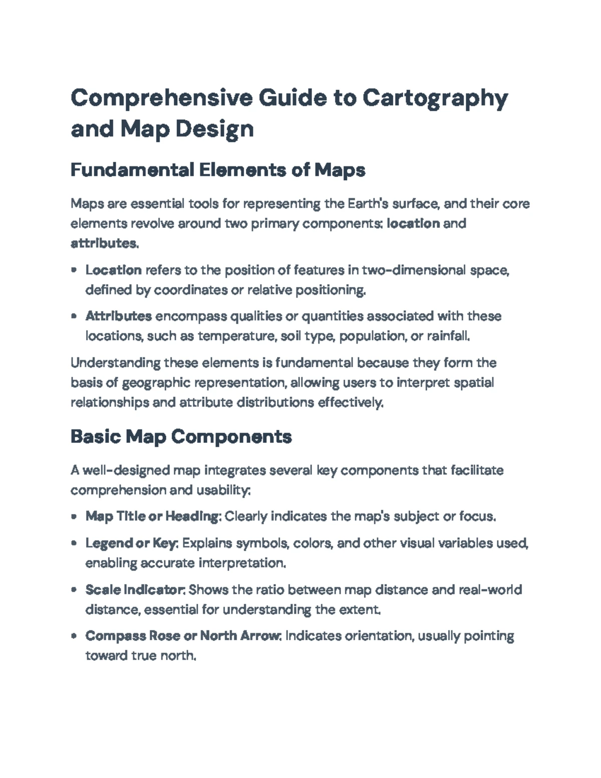 Comprehensive Guide to Map Reading & Interpretation Techniques (GEOG ...