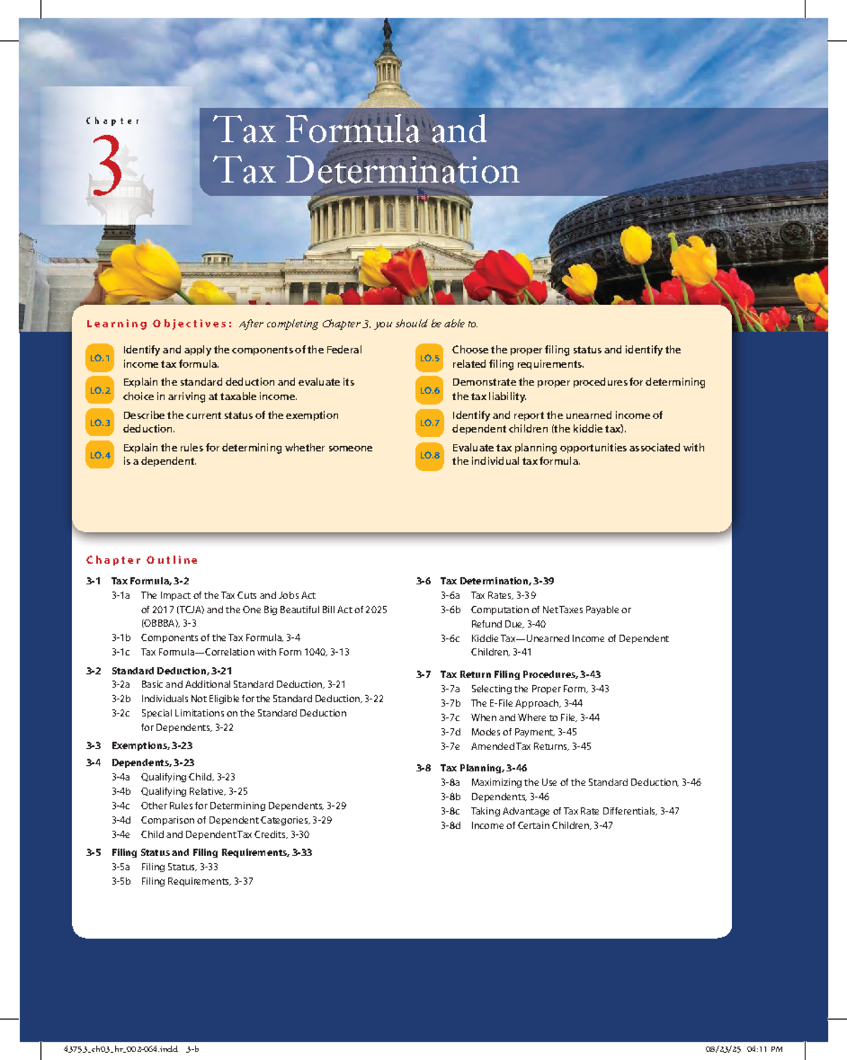Chapter 3: Tax Formula & Determination for Individuals (2024) - Studocu
